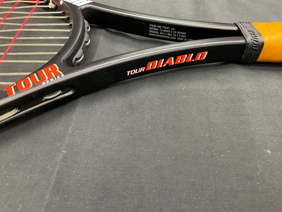 Prince Tour Diablo Midplus - 4 3/8 Grip Size – TheTennisShoppe