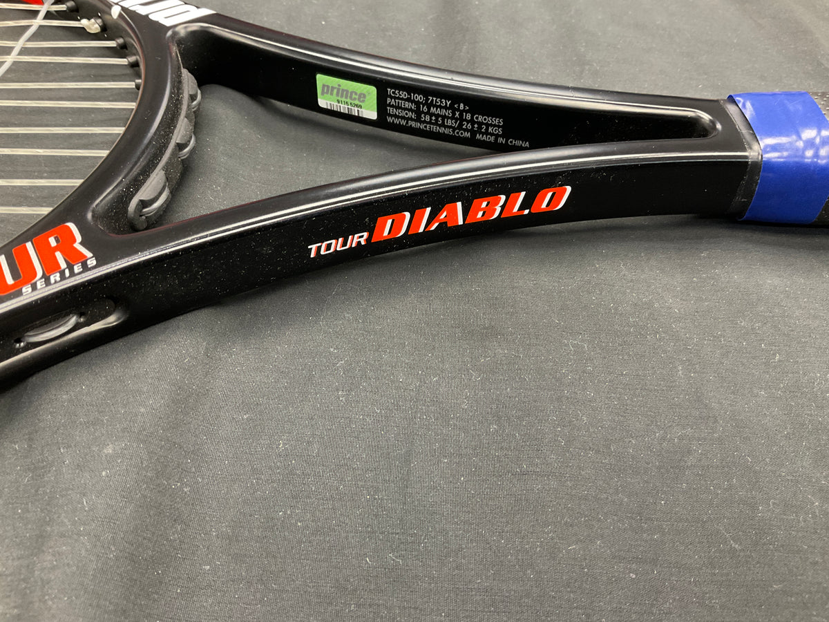Prince Tour Diablo - 4 3/8 Grip Size – TheTennisShoppe